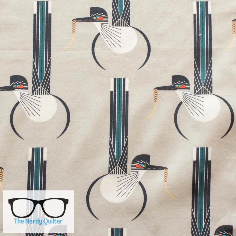 Preorder: Charley Harper The Desert Road Runner Poplin by Charlie Harp ...